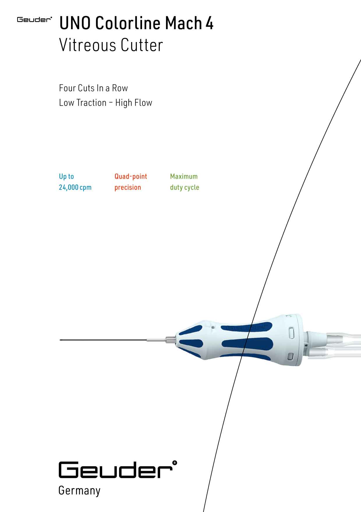 Make 4 vitreous cutters – Geuder AG