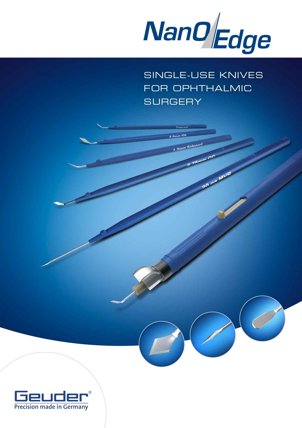 NanoEdge single-use knives – Geuder AG
