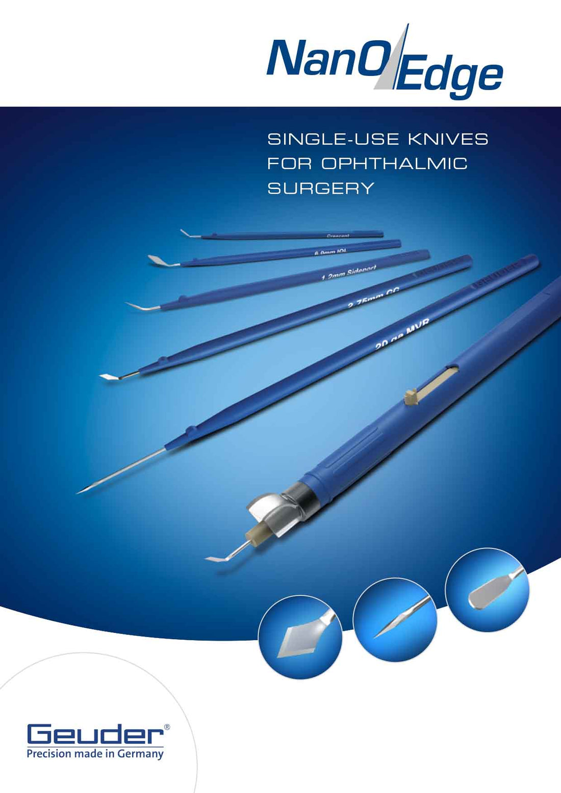 NanoEdge single-use knives – Geuder AG